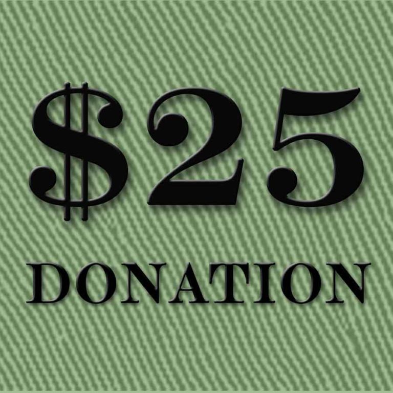 $25 Donation – Historic Fredericksburg Foundation, Inc.